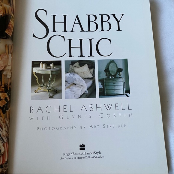 Accents | Shabby Chic Hardcover Book With Dust Jacket Rachel Ashwell ...